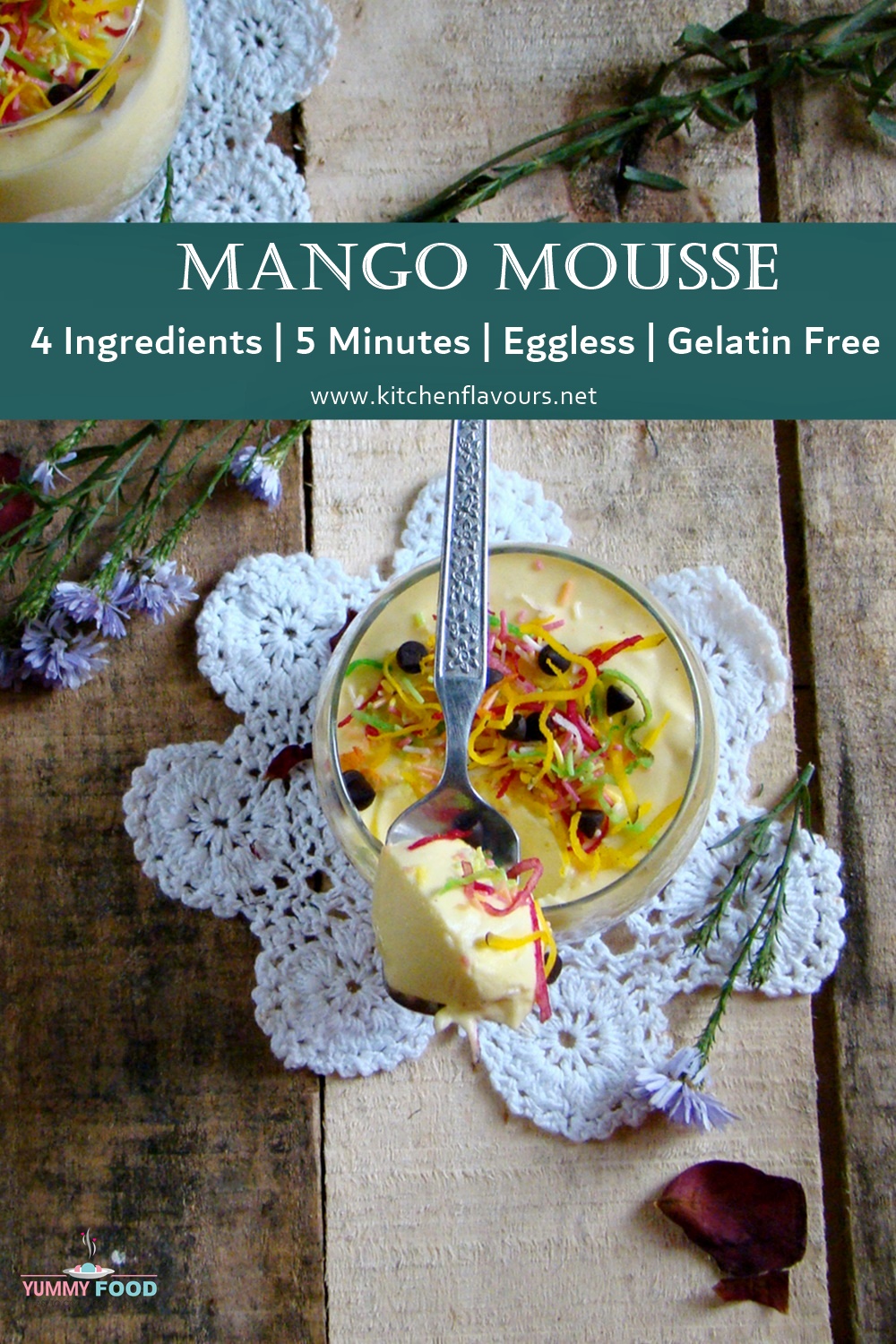 Mango Mousse | How to make Mango Mousse