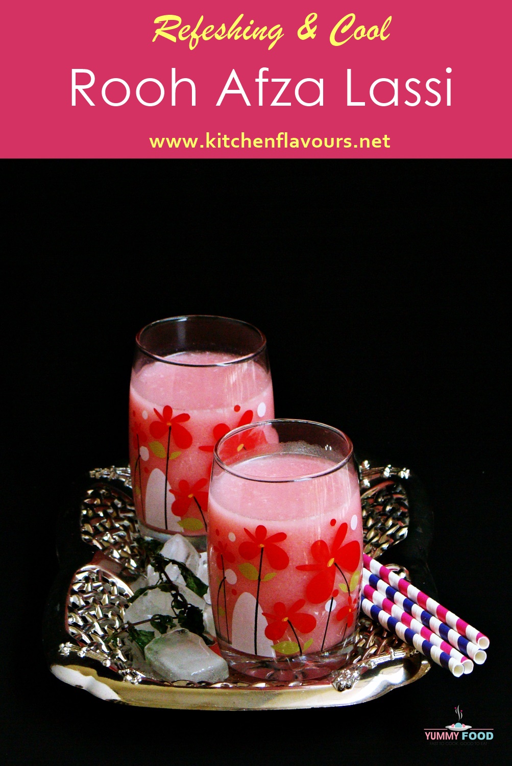 Rooh Afza Lassi - The Best Summer Drink | Yummy Food